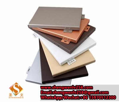 China Aluminum perforated sheet for wall decoration with 2mm thickness pvdf paint for sale