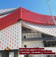 China Custom CNC Laser Cutting Aluminum Curtain Wall Panel Modern Building Facade for sale