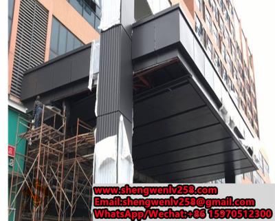 China Aluminum perforated panel for facade curtain wall with 2mm thickness pvdf paint for sale