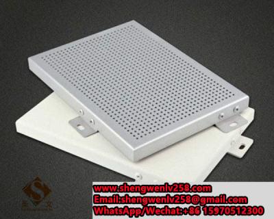 China custom made Aluminum laser cutting panel for facade curtain wall with 2.5mm thickness metal panel for sale