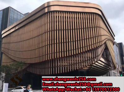 China China Factory Exterior Walls Aluminum Panel Curtain Wall Metal Facade Panels Cladding for sale