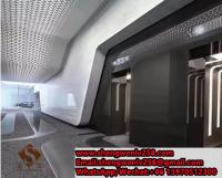 China New Design Exterior Wall Decoration Material Aluminum Panel Wire Mesh for sale