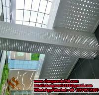 China Laser cut panel hollow panel 2.5mm Metal aluminum cladding for curtain wall powder coated for sale