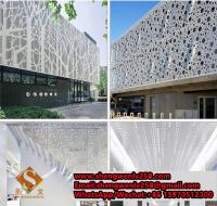 China CNC carved panel Perforated panel 3mm Metal aluminum cladding panel for curtain wall for sale