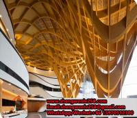 China Aluminum Facade Wooden Color Aluminum Solid Panel Wall Cladding Perforated for sale