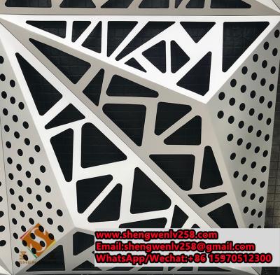 China New Design Building Material Aluminum Facade 3D for sale