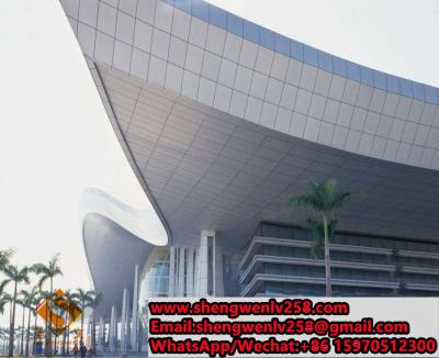 China CNC laser screen Perforated 3mm Metal aluminum cladding panel for sale