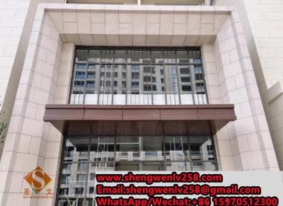 China Exterior Wall Decoration Material Aluminum Perforated Wall Panel for Project for sale