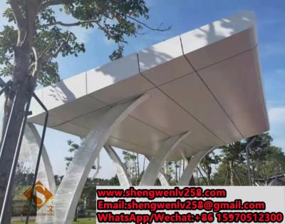 China erforated Aluminium Ceiling Solid Wall Cladding Powder Coated White Color for sale