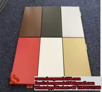 China Exterior Curtain Wall Facade Cladding PVDF Aluminum Perfotated Solid Panels for sale
