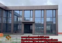 China Metal aluminum perforated panel laser cutting facade panel home decoration tree patterns for sale