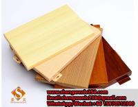 China Aluminum Facade Cladding Panel with Wood Grain and Stone Grain Surface for sale