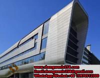 China Metal Wall Panel Decorative Material Aluminum Expanded Mesh Facade for sale