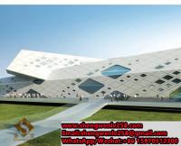 China Building Facade Aluminum Cladding Laser Cut Metal Wall Panel with Perforated for sale