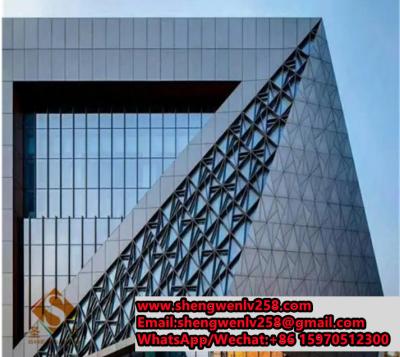 China Perforated Metal Wall Panels For Ceiling Or Facades Cladding Decoration sliver color for sale