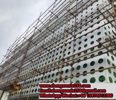 China Foshion Design Aluminum Facade Wall Panel Building Matrial Perforated Metal Sheets for sale