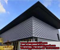 China metal perforated aluminum cut hollow screen panel for facade for sale