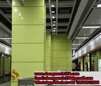 China metal aluminum cnc hollow screen room divider for home hotel decoration or commercial building for sale