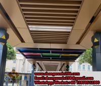 China metal aluminum cnc hollow screen sheet for home hotel decoration or commercial building for sale