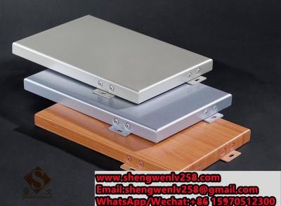 China Plain Aluminum Solid Panel East to Install Custom Aluminum Facade Proejct for sale