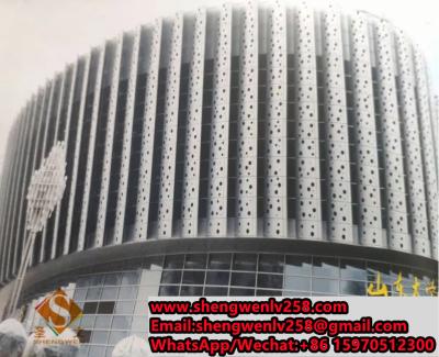 China Modern Design Building Facade Material Aluminum 3D Wall Panel for sale
