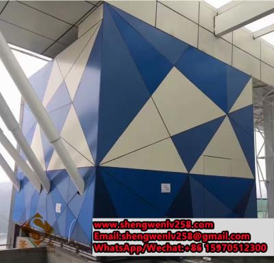 China Aluminum Veneer Building Decoration Material Laser Cut Wall Panel for sale