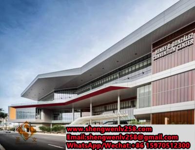 China perforated 3mm metal aluminum cladding panel with powder coated for facade curtain wall solid panel single panel for sale