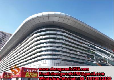 China CNC Punching Aluminum Sheet Metal Facade Wall Cladding for sale