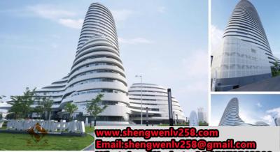 China Architectural Metal Facades Aluminium Cladding Panel Perforation Pattern Solid Aluminum for sale