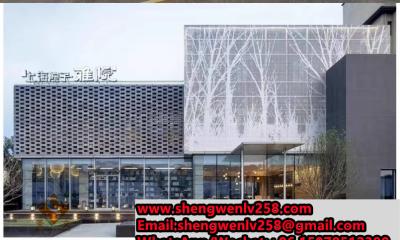 China Hot Sale Decorative Metal Perforated Wall Cladding Panel Prices Aluminium Panel for sale
