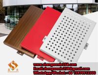 China Office Decorative Material Aluminum Facade Metal Cladding Laser Cut Wall Panel for sale