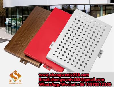 China Office Decorative Material Aluminum Facade Metal Cladding Laser Cut Wall Panel for sale