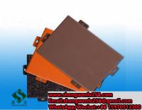 China Waterproof Aluminum Products Decorative Material Perforated Panel with Color Coated for sale