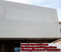 China PVDF Coated Surface Aluminun Products Wall Panel Perorated Sheet for sale