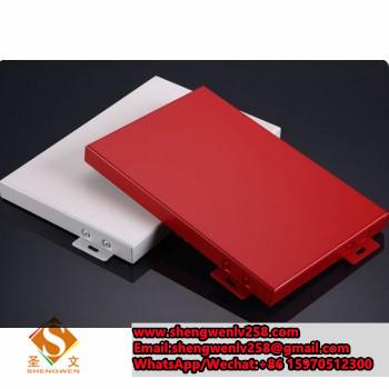 China Flat-Seamless Series Aluminum Cladding 3D Panels for Building Outer Wall for sale