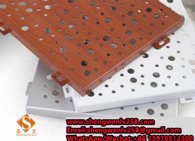 China Perforated metal cladding design aluminium facades for building decoration architectural for sale