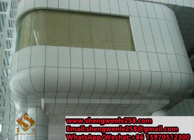 China Custom Interior Outdoor Perforated CNC Carving Aluminum Facade for sale