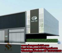 China Aluminum Facade Decorative Material Laser Cut Wall Panel for Hotel Project for sale