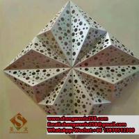 China Aluminum Products Decorative Material Wall Panel Perforated Sheet for sale