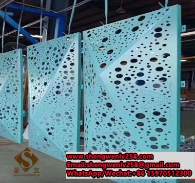 China Construction Material Wallpaper Aluminum Facade Laser Cut Wall Panel for sale