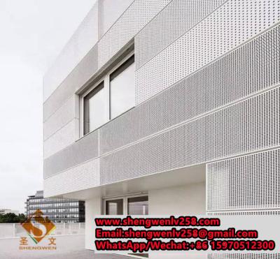 China Aluminum Products Building Material Perforated Panel for Facade Wall for sale