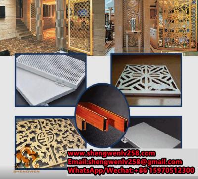 China 3003 Series Metal Perforated Aluminum Ceiling Panel for Exterior Wall Cladding for sale