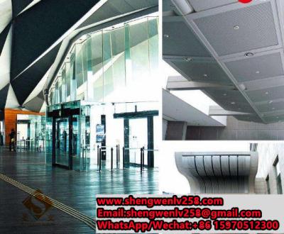 China Suspended Ceiling Building Material Perforated Metal Wire Mesh for Gymnasium for sale