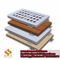 China Perforated Metal Decoration Material Wall Panel Aluminium Wire Mesh for sale
