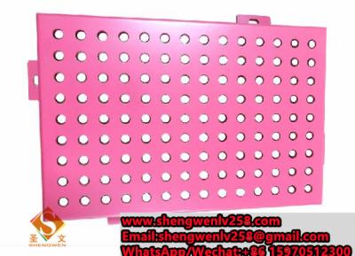 China Exterior Wall Decoration Material Aluminum Perforated Wall Panel for Project for sale