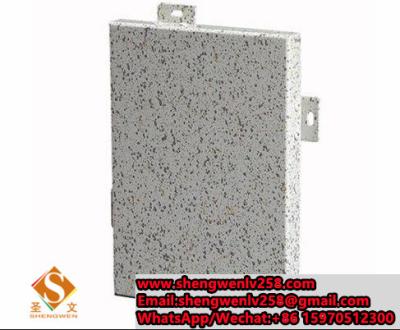 China Modern Design Metal Facade Cladding Wall Panel Marble Textured Aluminum Veneer for sale