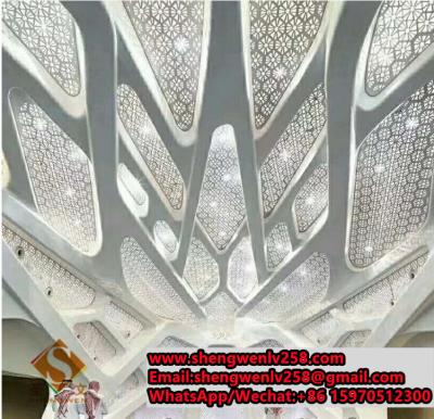 China Exterior Air Conditioner Cover Cladding Perforated Aluminium Wall Panels for sale