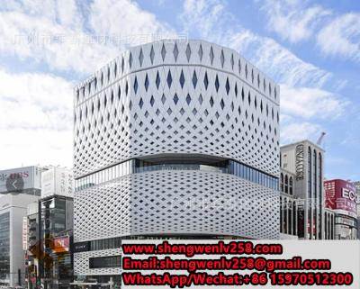 China Aluminum Expanded Metal Mesh Panels for Building Facade Decoration for sale
