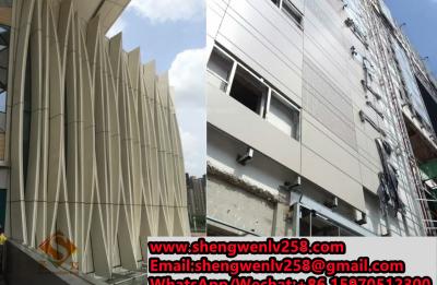 China Laser Cutting Metal Ceiling Design Aluminun Wall Panel for Curtain Wall for sale