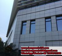 China Silver Color Curved Aluminum Wall Cladding for Exterior Decoration for sale